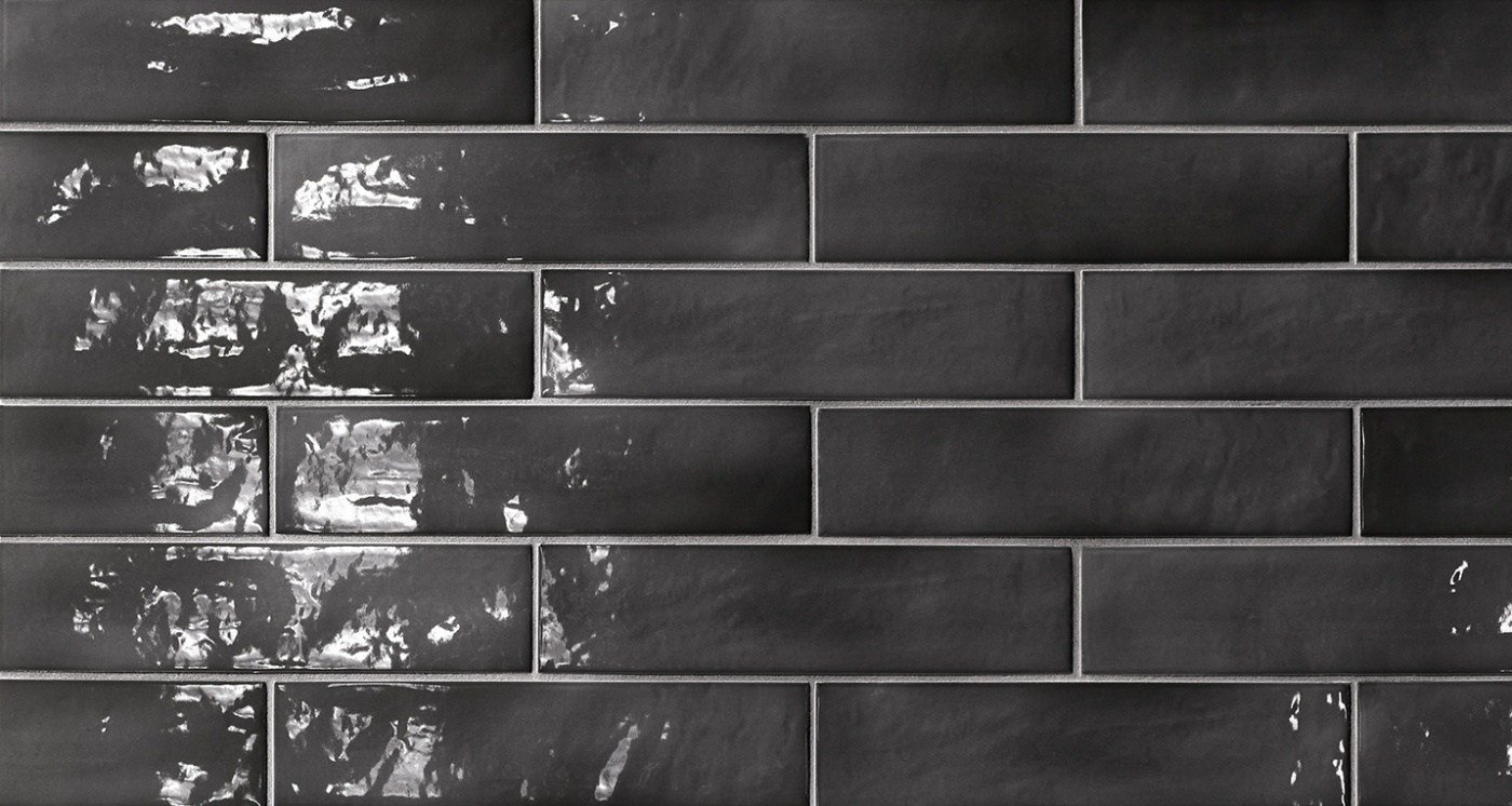 OBKLADOVÝ CIHLOVÝ PÁSEK KLINKER Color Brix 1088 space black glossy